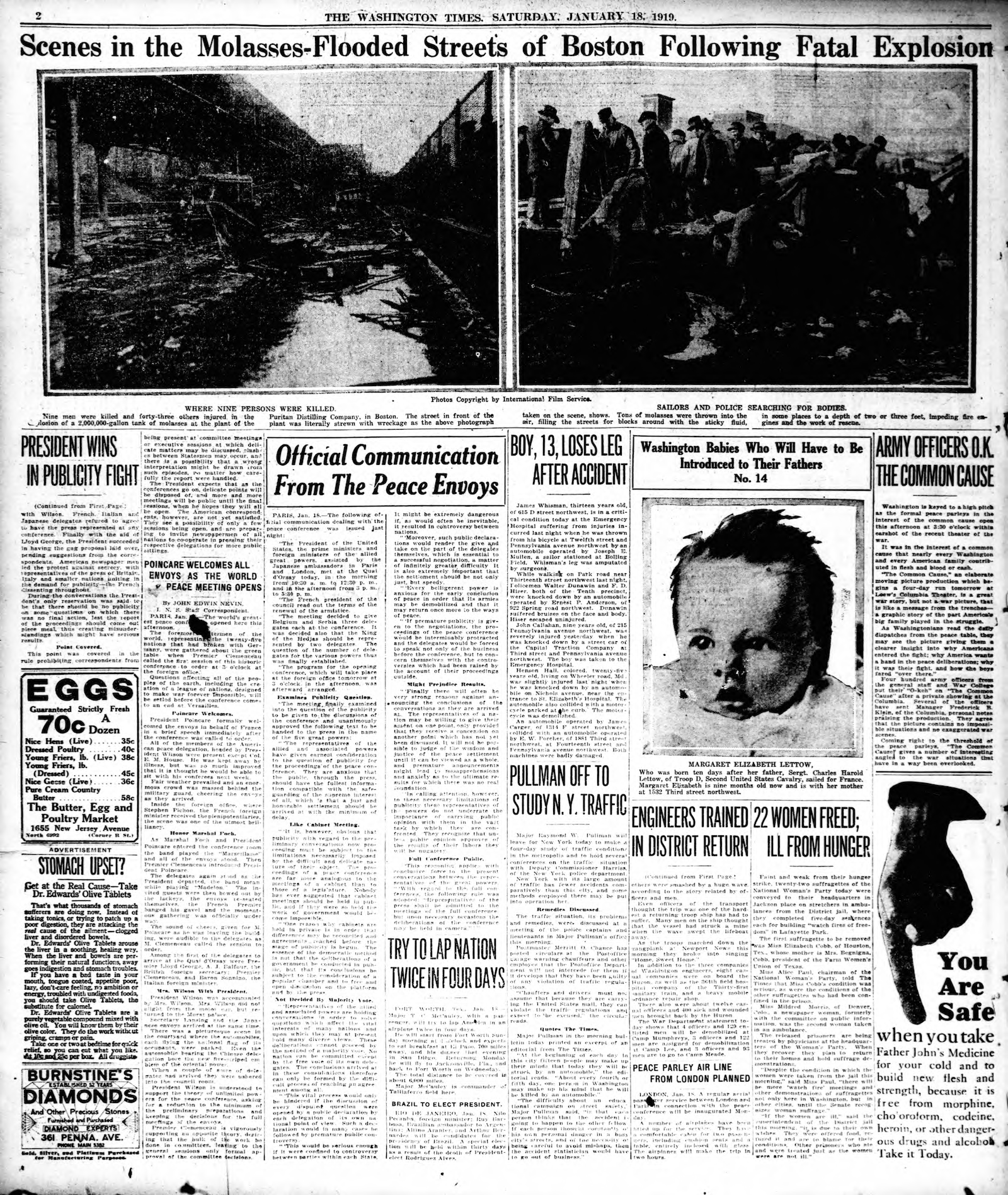 The Great Boston Molasses Flood of 1919